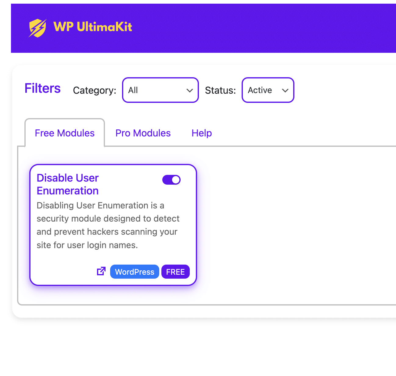 Disable User Enumeration In Wordpress 2024 Ultimakit For Wp All In One Wordpress Toolkit For