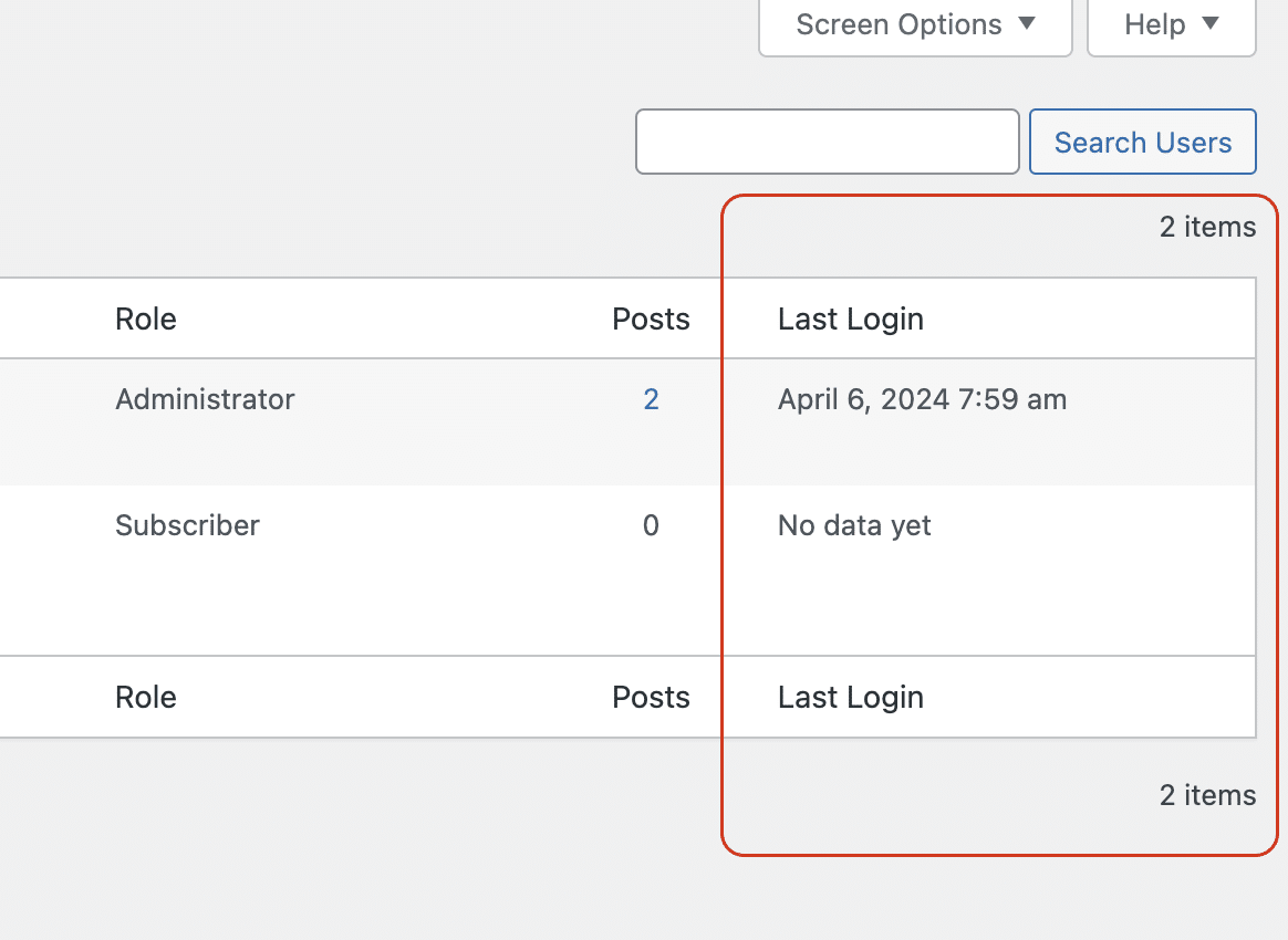 User Last Login Timestamp In WordPress - UltimaKit For WP – All-in-One WordPress Toolkit for SEO ...